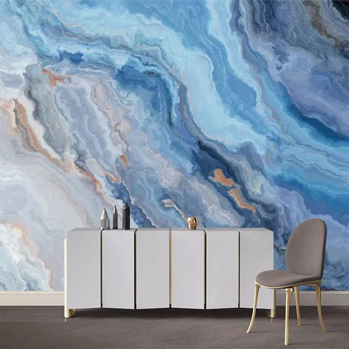 Features of blue marble stone: